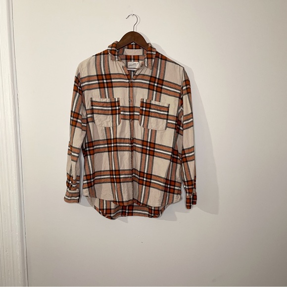 Universal Thread | Tops | Multi Colored Medium Button Down Flannel From ...